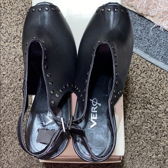 Vero Cuoio | Shoes | Vero Cuoio Leather New Black Heeled Shoes | Poshmark